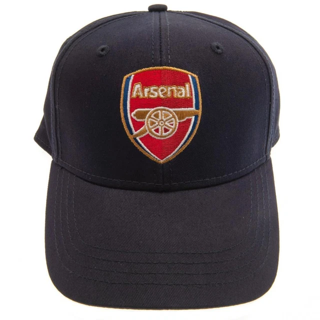 ARSENAL FC CREST Adult Baseball Cap Navy - Official Football Gift, Mens ...