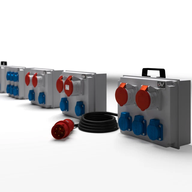 TABLEAU CONTRÔLE PRISE Électrique de Jardin Cee Répartiteur Mennekes ...