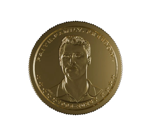OFFICIAL CHARLIE KIRK Freedom Coin Turning Point Usa | Gold Coin £11.26 ...