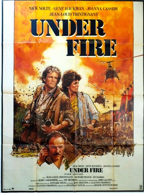 CINEMA POSTER UNDER FIRE NICK NOLTE GENE HACKMAN - 120 X 160 Cm £19.55 ...