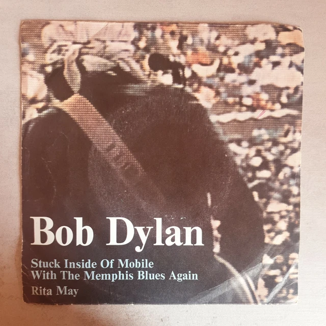 BOB DYLAN STUCK Inside Of Mobile Rita May Cbs 4859 Italy Press 1976 EUR ...