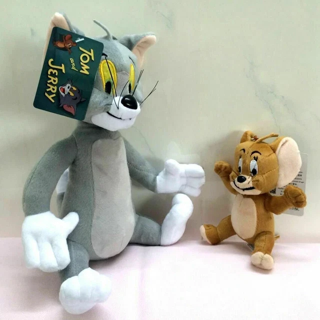 NEW TOM AND Jerry Plush Doll Soft Cute Stuffed Cartoon Toy Anime Cat ...