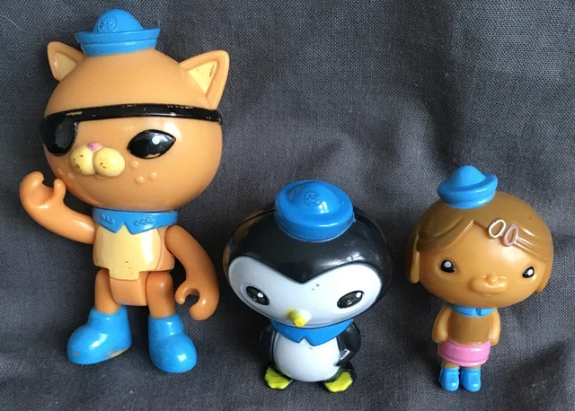 CBEEBIES OCTONAUTS ACTION Figures x 3 Toy Set Bundle £3.99 - PicClick UK