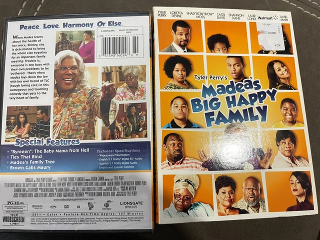 TYLER PERRYS MADEAS Big Happy Family (DVD, 2011) **Brand New Sealed ...