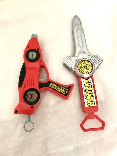 POWER RANGERS TURBO Carranger Auto Blaster Sword set BANDAI Japan ...
