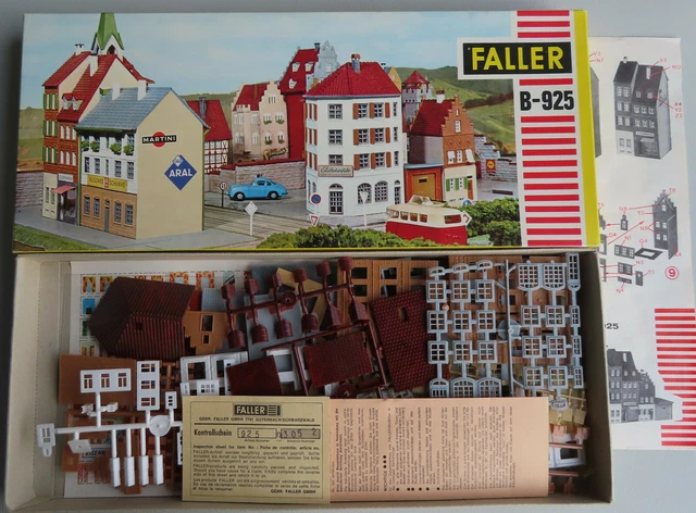 FALLER AMS -- B-925 Wohnblock/Eckhaus, 60er Jahre Neu OVP Sammlerstück ...