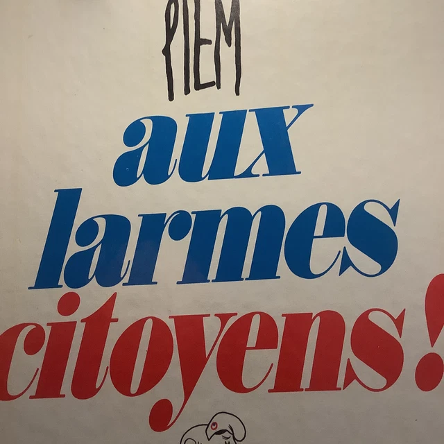 CATALOGUE PIEM AUW Larmes Cytoyens Dessin Original De Piem Avec ...