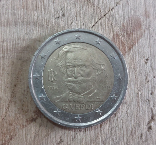 MONETA RARA 2 Euro COMMEMORATIVA GIUSEPPE VERDI, 2013 EUR 3,00 ...