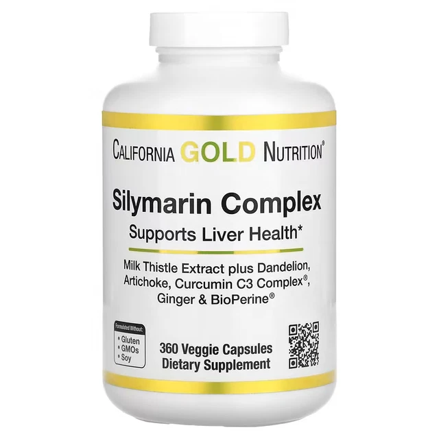 CALIFORNIA GOLD NUTRITION Silymarin Complex, Supports Liver Health, Exp ...