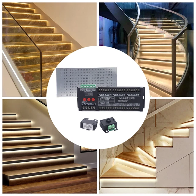 STAIRWAY CONTROLLER SMART Stair Lighting Motion Sensor LED Controller ...