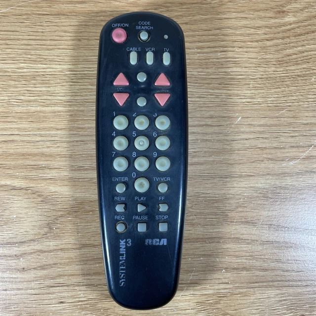 RCA UNIVERSAL REMOTE Control System Link 3 RC300C 6835 VCR Cable TV $4. ...