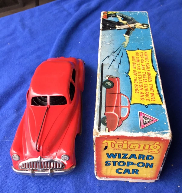 1960S TRI-ANG NO2 Minic Series Wizard Clockwork wind up model with Box ...