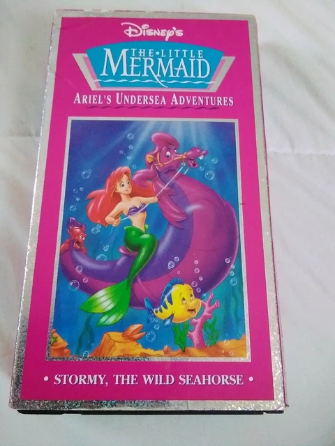 VHS DISNEYS THE Little Mermaid - Ariels Undersea Adventures Stormy Wild ...