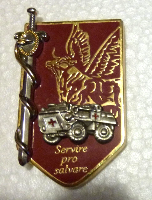 INSIGNE PUCELLE REGIMENT Medical Service De Sante Armee Francaise EUR ...