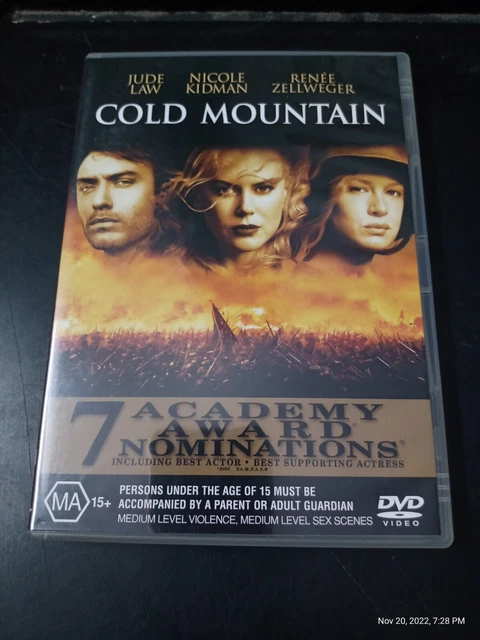 COLD MOUNTAIN NICOLE Kidman Renee Zellweger Jude Law DVD MA Region 4 VGC $3.40 - PicClick AU
