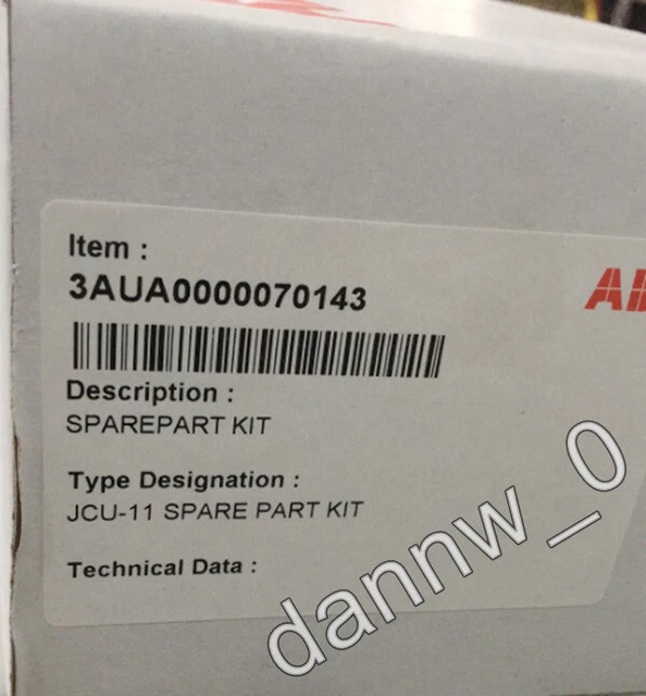 NEW IN BOX ACS850 JCU-11 Sparepart Kit 3AUA0000070143 Control board #A7 ...