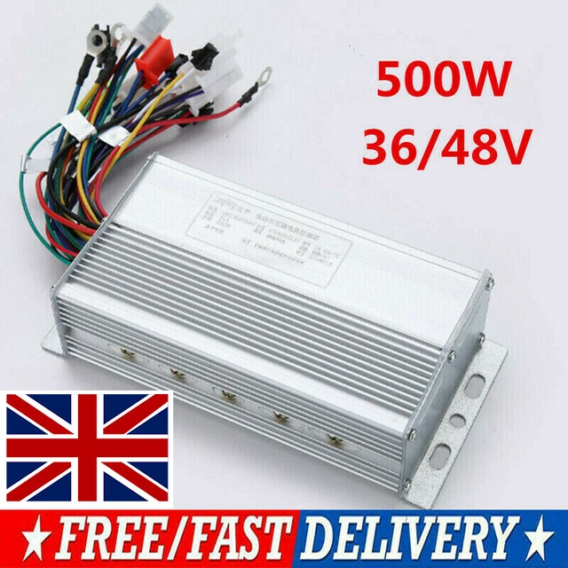 350W/500W BRUSHLESS CONTROLLER Speed E-bike Electric Scooter Motor 36V ...