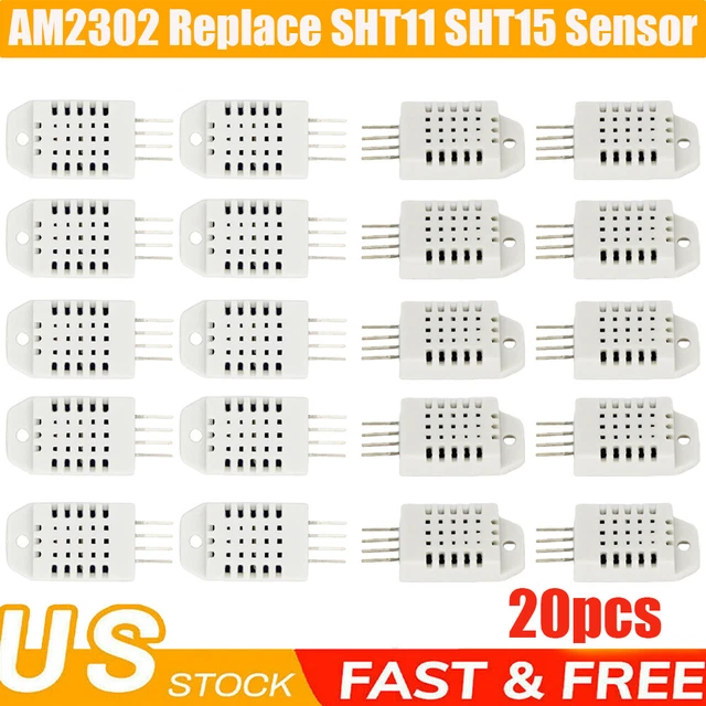 20PC DHT22/AM2302 DIGITAL Temperature And Humidity Sensor Replace SHT11 ...