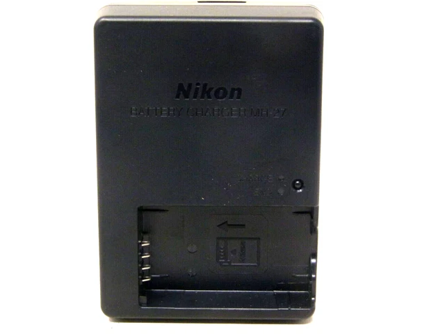 NIKON MH-27 BATTERY Charger with 2 Pin EU Plug Adapter for EN-EL20 ...