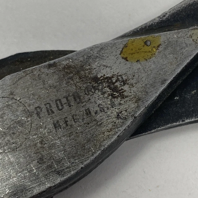 RARE VINTAGE PROTO Mfg. USA Diagonal Cutters Wire Snips Steel 7” £11.84 ...