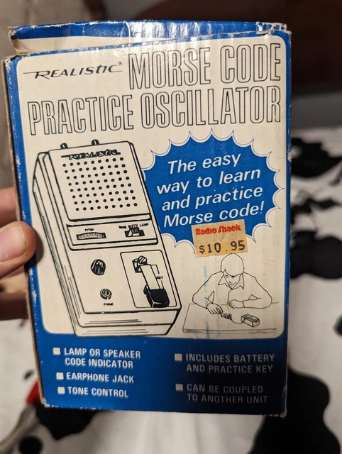 VINTAGE RADIO SHACK Realistic Morse Code Practice Oscillator Cat #20 ...