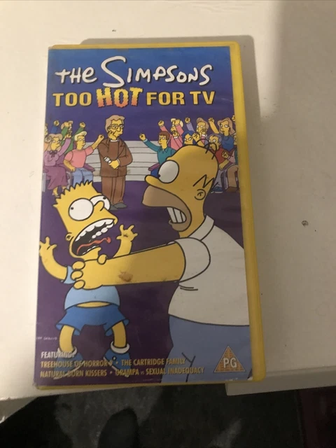 THE SIMPSONS TOO Hot For TV (Animated) (VHS/SUR, 1999) £2.50 - PicClick UK