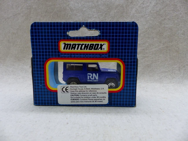 MATCHBOX SUPERFAST MB 16 Land Rover Defender 90 Royal Navy Neuf/Boite ...