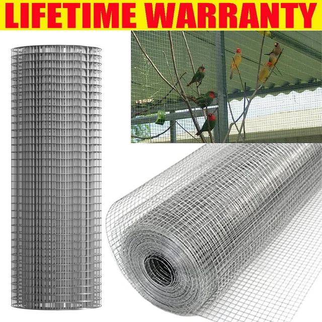 GALVANISED CHICKEN WIRE Mesh Fence Net Rabbit Netting Fencing Cages ...