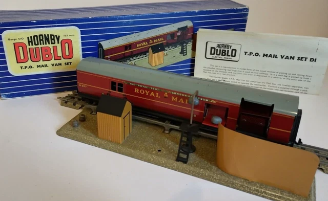 HORNBY DUBLO - TPO Mail Van Set DI / D1 - OO Gauge 3-Rail - Vintage ...