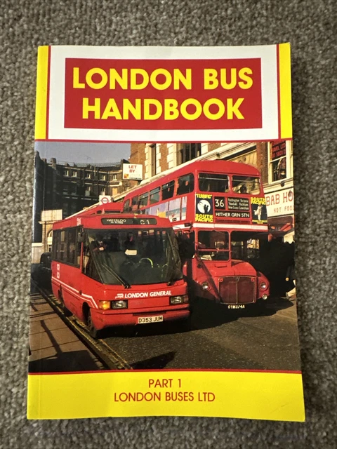 LONDON BUS HANDBOOK 1989 Nicholas King Capital Transport £2.99 ...