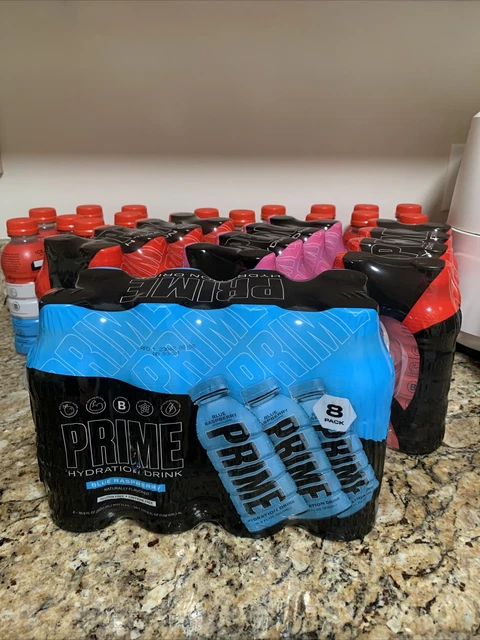 PRIME HYDRATION DRINK | Logan Paul x Ksi | Blue Raspberry | 8 Pack Case ...