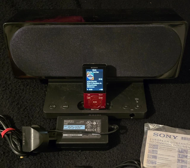 SONY WALKMAN NWZ-E443 + Sony SRS-NWGU50 Docking + Remote + AdaptorPS ...