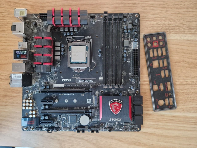 MSI Z97M GAMING LGA1150 Motherboard with Intel i5-4590 CPU (Bundle) £60 ...