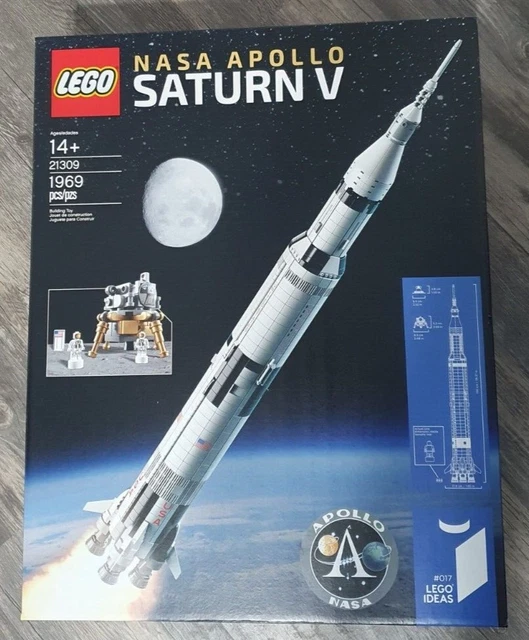 LEGO IDEAS NASA Apollo Saturn V 21309 Set neu werkseitig versiegelt ...