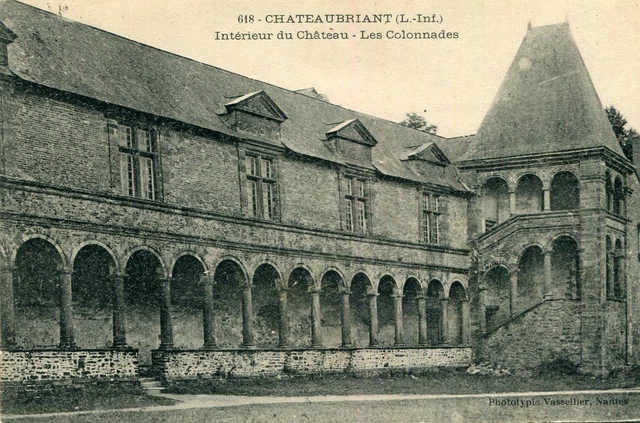 CARTE CHATEAUBRIANT INTÉRIEUR du château Les colonnades EUR 3,45 ...