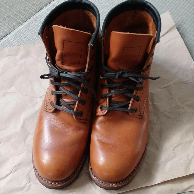 RED WING SHOES 9130 Men's Chestnut Leather Moc Toe Boots Size 8 D ...