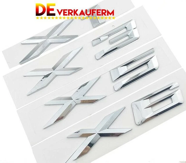 HECKKLAPPE ABZEICHEN AUFKLEBER Kofferraum Schriftzug Emblem Sticker Für ...