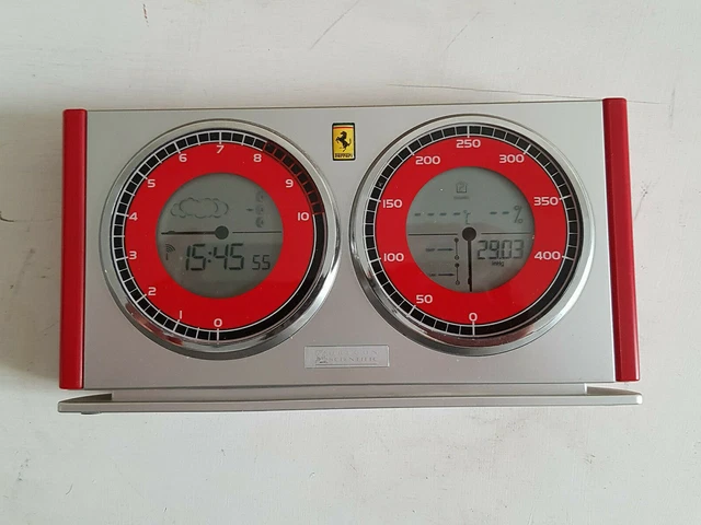 FERRARI OREGON SCIENTIFIC Stazione Barometrica / Sveglia Modello Modena ...