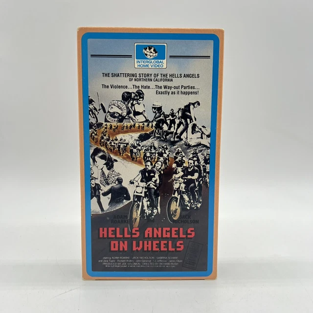 HELLS ANGELS ON Wheels VHS Jack Nicholson Adam Roarke Intergalactic ...