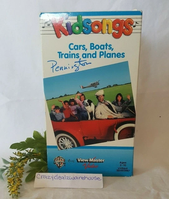 VIEW-MASTER VIDEO KIDSONGS - Cars, Boats, Planes and Trains (VHS) 1986 ...