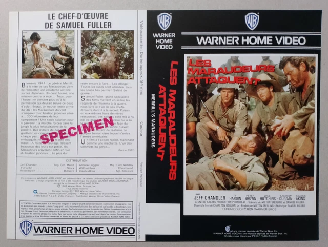 JAQUETTE VHS - Les Maraudeurs Attaquent- Vhs Sleeve - Warner - Samuel Fuller EUR 5,00 - PicClick FR