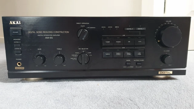 AKAI AM-65 DIGITAL Integrated Stereo Amplifier (Analog & Digital) £369. ...