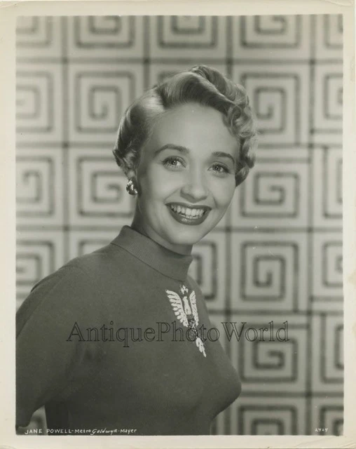 SONRIENTE HERMOSO JANE Powell Actriz Singer Vintage Foto EUR 22,09 ...