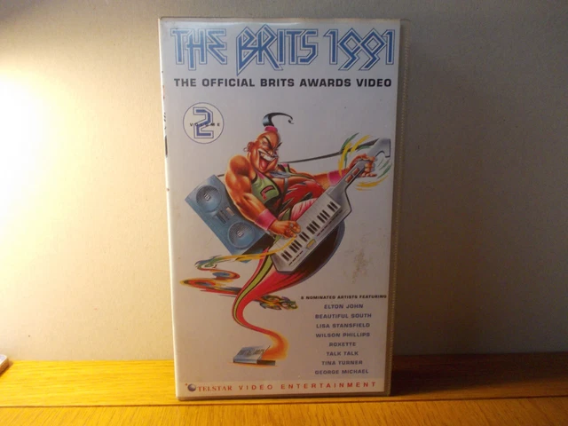 VHS MUSIC VIDEO, The Brits 1991 volume 2 on Telstar TVE 1030 £1.25 ...