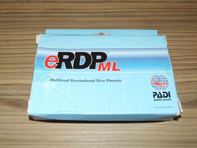 PADI ERDPML MULTILEVEL Recreational Dive Planner Boxed Working With ...