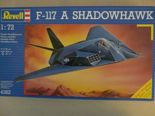 MAQUETTE AVION 1/72 Revell Ref 4382 F-117 A shadowhawk EUR 14,90 ...