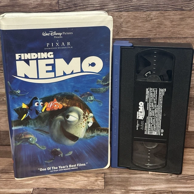 FINDING NEMO VHS Used Disney Pixar Animated Family Kids Fish Adventure ...