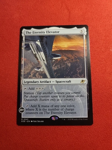 THE ETERNITY ELEVATOR Edge of Eternities Regular EoE 241 Land Artifact ...