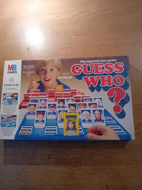 GUESS WHO? BOARD Game Vintage 1980s, MB Games, Complete Set £31.89 ...