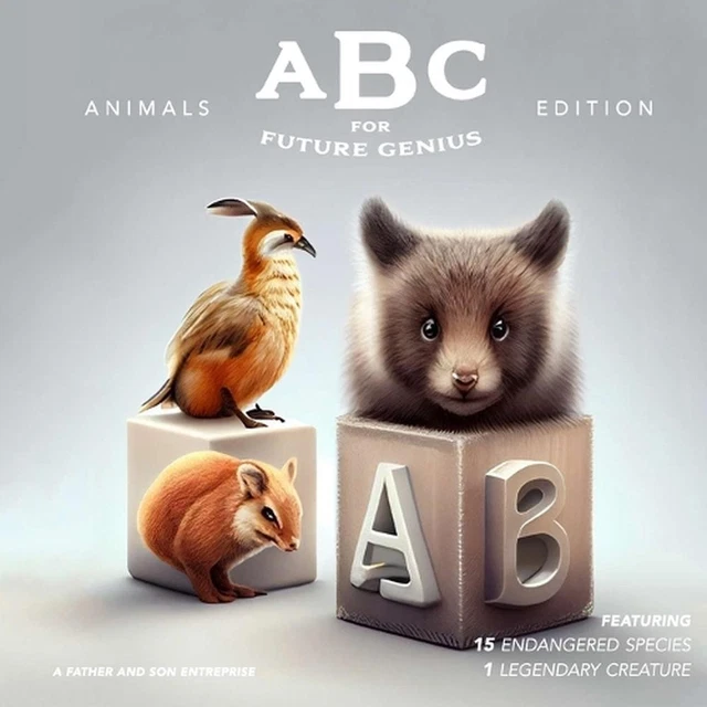 ABC FOR FUTURE Genius: Animals Edition by Noel And Son Paperback Book ...